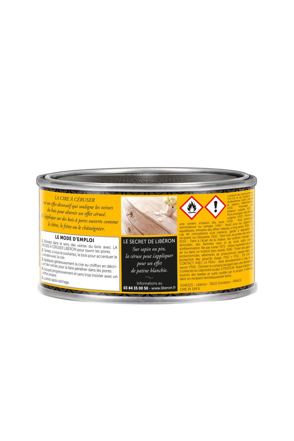 Cire blanche pour meuble en bois à céruser - La Cire à Céruser Libéron